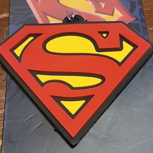 DC Comics | Accessories | Dc Comics Superman Bag Tag Luggage Backpack ...